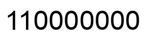 110000000 number facts, meaning and properties