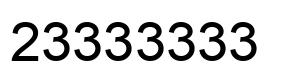 23333333 number facts, meaning and properties