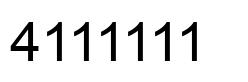 4111111 number facts, meaning and properties