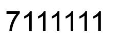7111111 number facts, meaning and properties