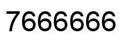 7666666 number facts, meaning and properties