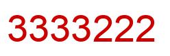 3333222 number facts, meaning and properties