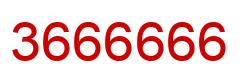 3666666 number facts, meaning and properties