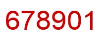 678901 número, significado y propiedades - numero.wiki