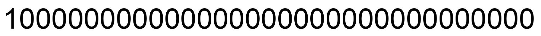 Number one hundred nonillion (100.0 nonillion)