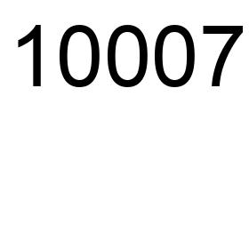 10007 número, significado y propiedades - numero.wiki