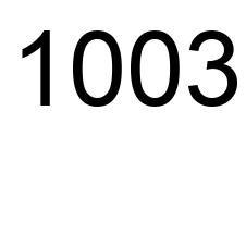 1003 número, la enciclopedia de los números - numero.wiki