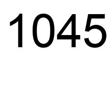 1045 número, la enciclopedia de los números - numero.wiki