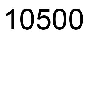 10500 número, significado y propiedades - Numero.wiki