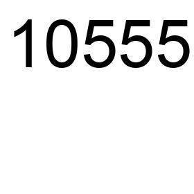 10555 número, significado y propiedades - numero.wiki