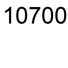 10700 número, significado y propiedades - Numero.wiki