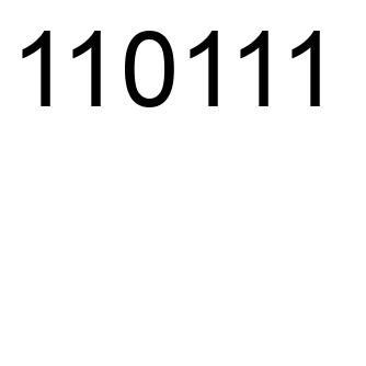 110111 número, significado y propiedades - numero.wiki