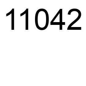 11042 número, significado y propiedades - Numero.wiki
