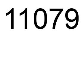 11079 número, significado y propiedades - numero.wiki