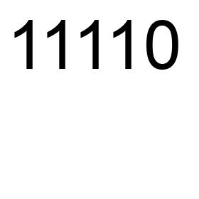 11110 número, significado y propiedades - numero.wiki