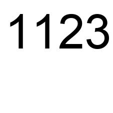 1123 número, la enciclopedia de los números - numero.wiki