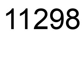 11298 número, significado y propiedades - Numero.wiki