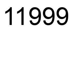 11999 número, significado y propiedades - numero.wiki