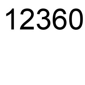 12360 número, significado y propiedades - numero.wiki