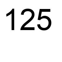 Número 125, la enciclopedia de los números - numero.wiki