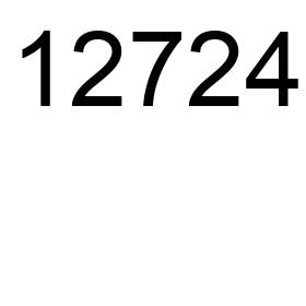 12724 número, significado y propiedades - numero.wiki