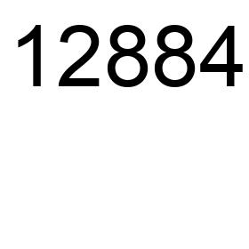 12884 número, significado y propiedades - numero.wiki