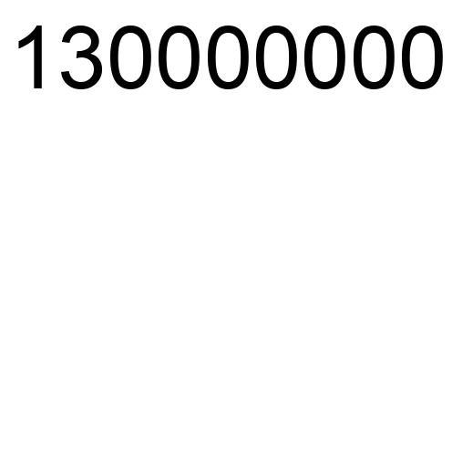 130000000 número, significado y propiedades - numero.wiki
