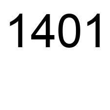 1401 número, la enciclopedia de los números - numero.wiki