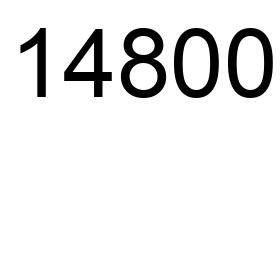 14800 número, significado y propiedades - numero.wiki