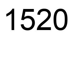 1520 número, la enciclopedia de los números - numero.wiki
