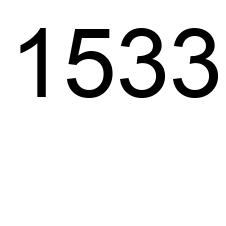 1533 número, la enciclopedia de los números - numero.wiki