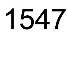1547 número, la enciclopedia de los números - numero.wiki