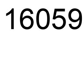 16059 número, significado y propiedades - numero.wiki