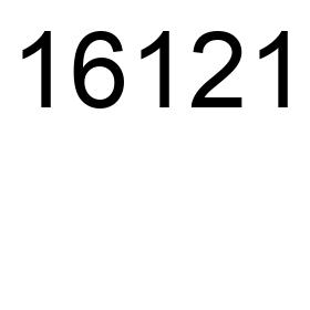 16121 número, significado y propiedades - Numero.wiki