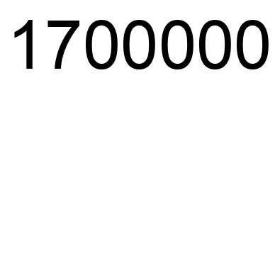 1700000 número, significado y propiedades - numero.wiki