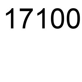17100 número, significado y propiedades - numero.wiki