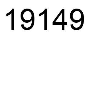19149 número, significado y propiedades - Numero.wiki