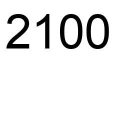 2100 número, la enciclopedia de los números - numero.wiki