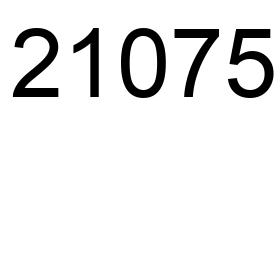 21075 número, significado y propiedades - Numero.wiki