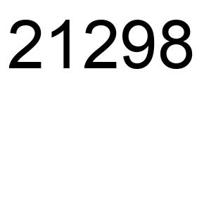 21298 número, significado y propiedades - numero.wiki