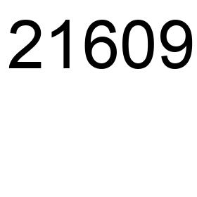 21609 número, significado y propiedades - numero.wiki