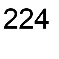 Número 224, la enciclopedia de los números - Numero.wiki