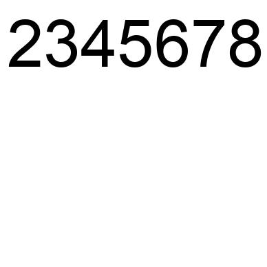 2345678 número, significado y propiedades - numero.wiki