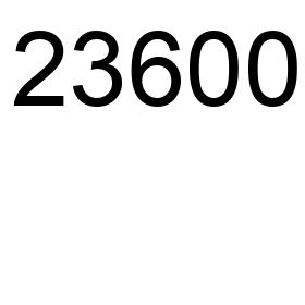 23600 número, significado y propiedades - Numero.wiki