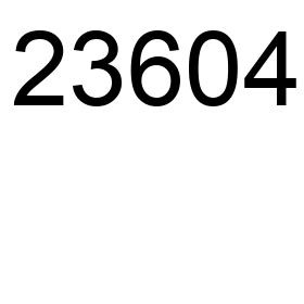 23604 (número), la enciclopedia de los números