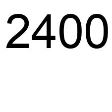 2400 número, la enciclopedia de los números - numero.wiki