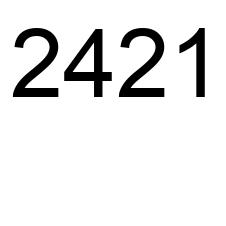 2421 número, la enciclopedia de los números - Numero.wiki