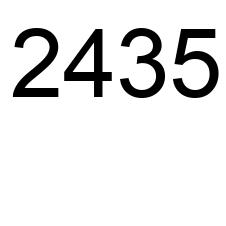 2435 número, la enciclopedia de los números - numero.wiki