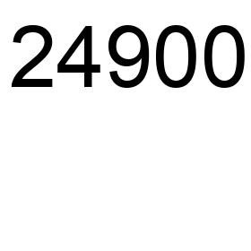 24900 número, significado y propiedades - numero.wiki