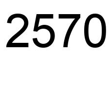 2570 número, la enciclopedia de los números - numero.wiki